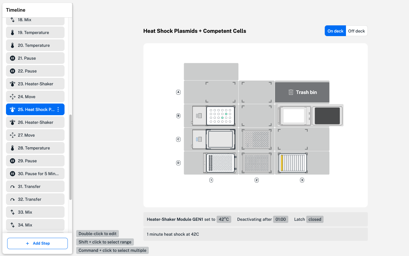 Protocol Designer: Editing Steps - Opentrons Documentation