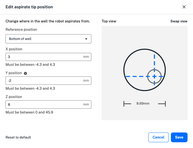 Protocol Designer: Transfer steps - Opentrons Documentation